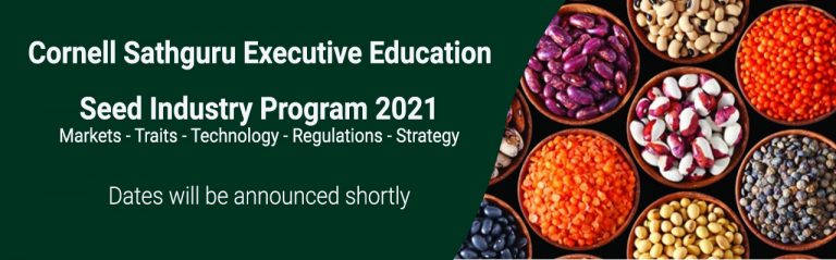 Seed Industry Program - Cornell Sathguru Executive Education