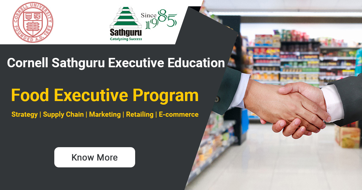 Food Executive Program | Cornell Sathguru